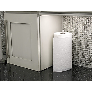 Stainless Steel Suction Cup Paper Towel Holder Kitchen Bathroom Spare Toilet Paper Holder with Nonslip Stable Super Suction Grip Base Countertop