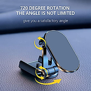 Magnetic Phone Holder for Car,Foldable Phone Mount Multi-Functional 360°Rotation,Magnet for car Dashboard Phone Holder Magnetic Car Mount for iPhone 13 Pro Max / 13 Pro and All Smartphone