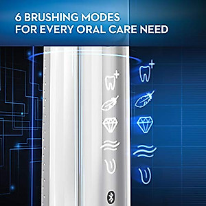 Oral-B Pro Smart Limited Power Rechargeable Electric Toothbrush with (2) Brush Heads and Travel Case, White