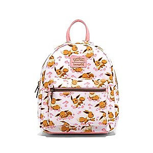 Hot Topic Loungefly Pokemon Eevee Spring Flowers Mini Backpack