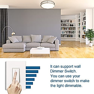 Aulwoouu 36W LED Ceiling Light Fixture, 13in Brushed Nickel Light Fixtures Ceiling Mount, Flush Mount, Dimmable Super Bright 2000 Lumens, 5000K Daylight White Ceiling Lamp for Bedroom, Bathroom etc