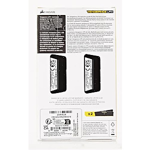 Corsair VENGEANCE LPX 32GB (2 x 16GB) DDR4 DRAM 3600MHz C18 AMD Ryzen Memory Kit - Black