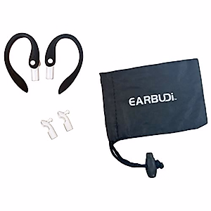 EARBUDi Earhooks Compatible with Your Wireless Apple AirPods | Black