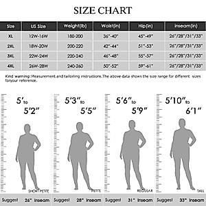 Women's Plus Size Dress Yoga Leggings with Pocket High Waist Stretch Bootcut Flared Leg Pants for Indoor Sport XL-DD Black