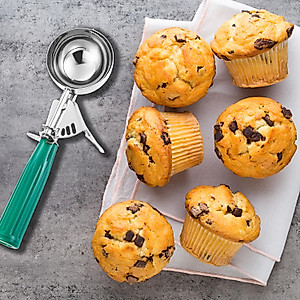 Cookie Scoop Set, Ice Cream Scoop Set, Multiple Size Large-Medium-Small Size Disher, Professional 18/8 Stainless Steel Cupcake Scoop