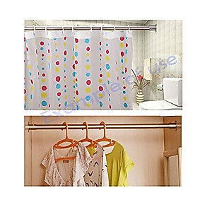 NELXULAS Stainless Steel Closet Rod Flange Holder for Pipe (AX1)