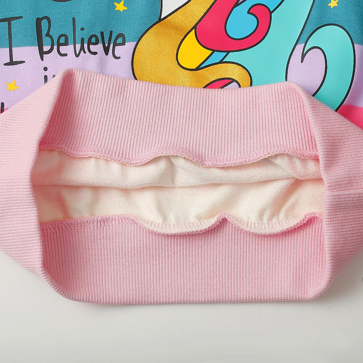 Kids Girls 2 Piece Valentine's Day Outfits Ruffle Sleeve Sweatshirts Tulle Sequins Skirt Dresses Clothes Toddler Heart Print Shirt Tutu Set 8t