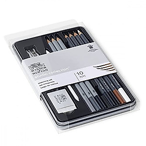 Winsor & Newton Studio Collection Artist Pencils, Sketching Pencils, Set of 10