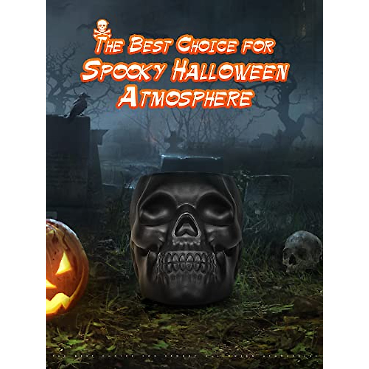 Dashamce Skull Planter Dish Large Flower Pot Container Box Halloween Skull Candy Bowl Desk Decoration