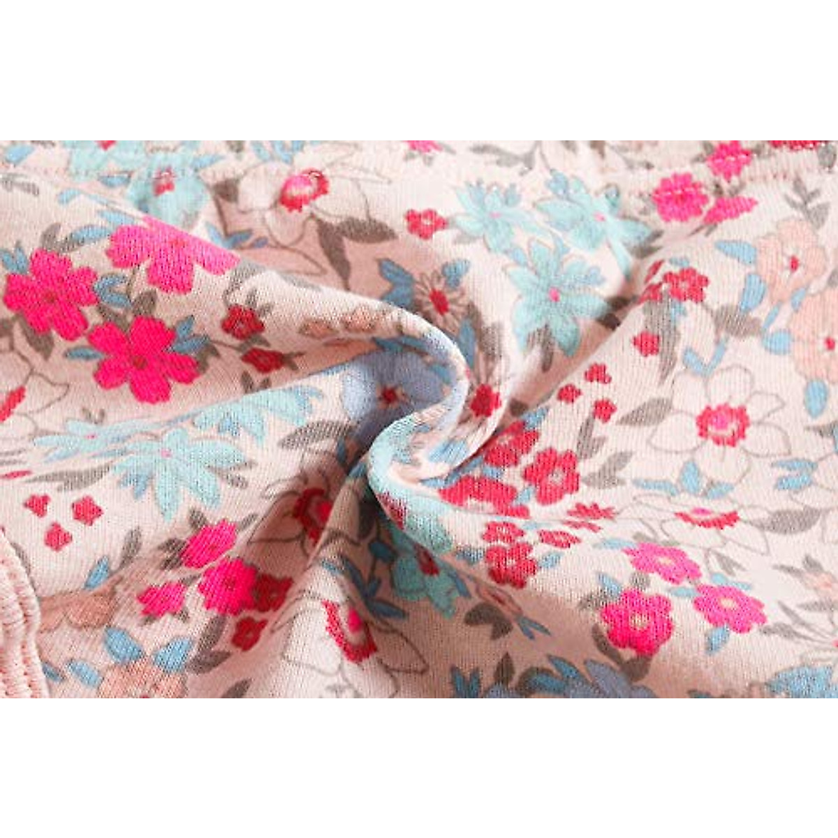 Sladatona Little Girls' Soft Cotton Underwear Bring Cool, Breathable Comfort Experience Panty 5-6years Mixed Colour