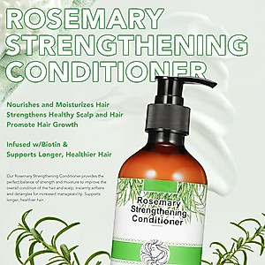 Rosemary Conditioner for Hair Growth,Rosemary Oil for Hair Growth Mint Strengthening Conditioner,Conditioner for Women Hair Loss And Thinning Hair,Hair Conditioner With Biotin,Coconut