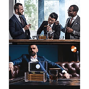 TISFA Acrylic Cigar Humidor with Humidifier and Hygrometer, Desktop Cigar Case Box That can Hold About 15-20 Cigars (S)