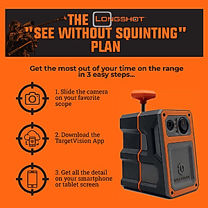 LONGSHOT Spotting Scope Camera for Target Shooting, Hunting Bird Watching and Spotter Scopes Hawk Smart Scope Camera |