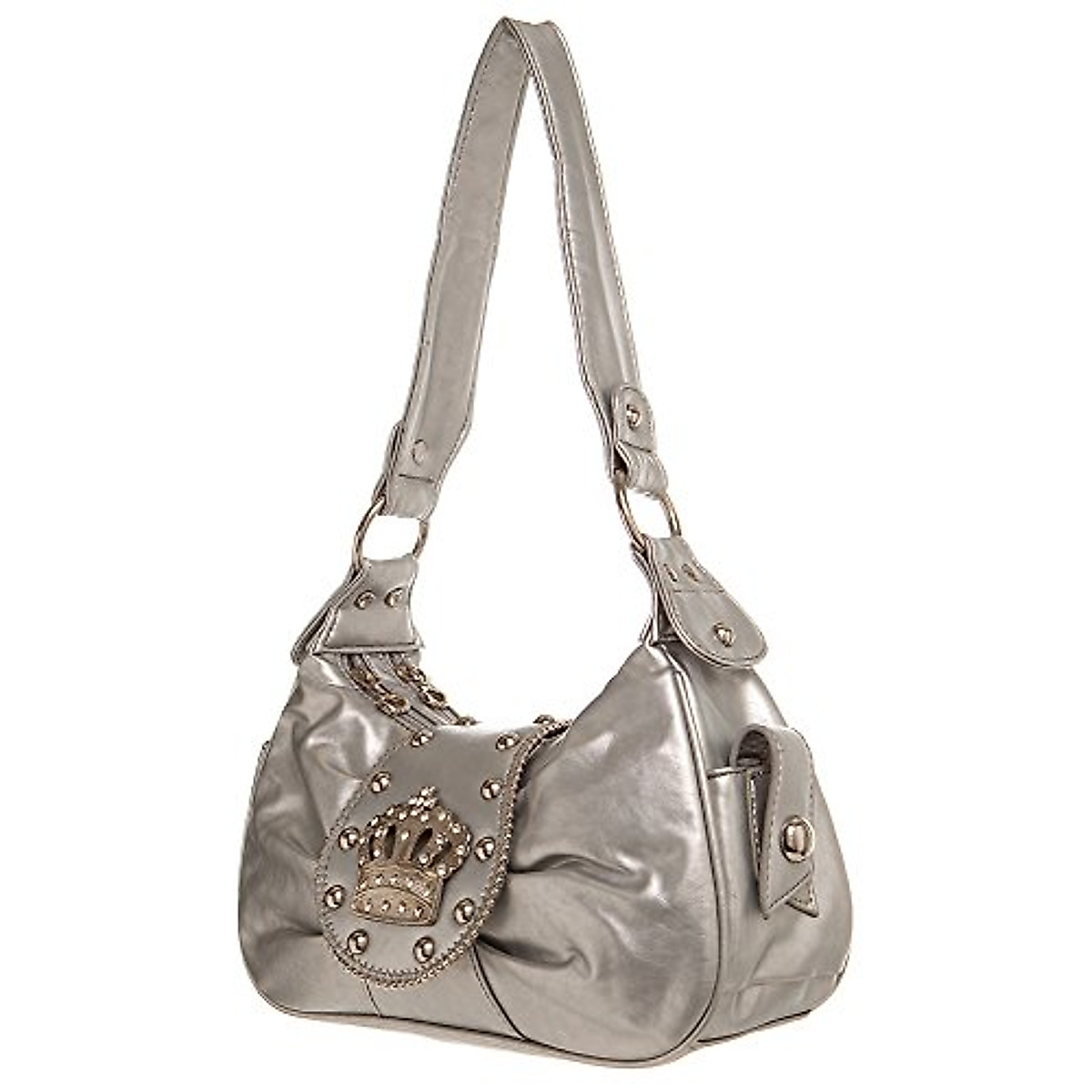 Handbags For All Crown Inspired Classic Hobo Shoulder Handbag