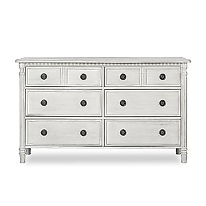 Evolur Julienne 6 Double Dresser, Antique Grey Mist , 54x20.30x33 Inch (Pack of 1)