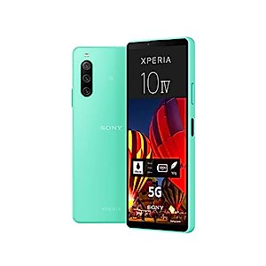Sony Xperia 10 IV Dual SIM 128GB ROM + 6GB RAM (GSM only | No CDMA) Factory Unlocked 5G Smartphone (Mint) - International Version