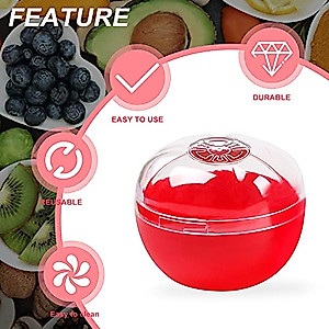 Fruit and Vegetable Storage Containers for Fridge 4 Piece Set, Onion, Lemon, Tomato and Avocado Saver / Holder / Keeper