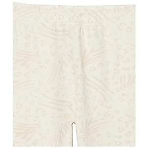 Calvin Klein Girls' Bunny Fleece Pajama Set, Leo Zebra