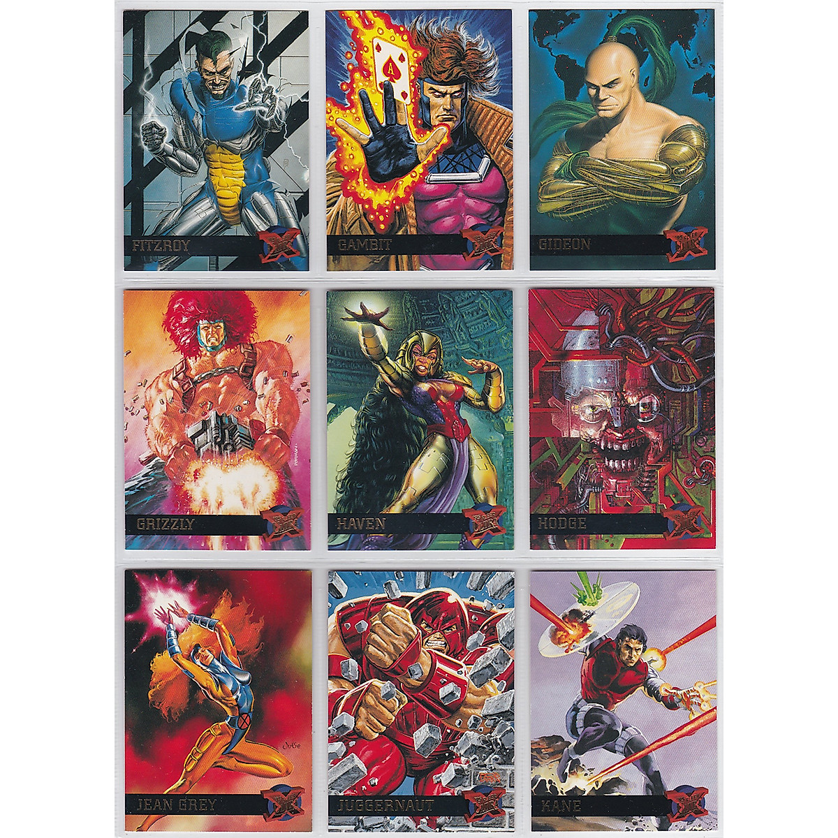 X-Men Fleer Ultra 1995 Complete 150 Card Trading Card Set