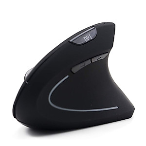 Ai5G Bluetooth 4.0 Mouse Ergonomic Vertical Mouse Wireless Computer Mice for PC Laptop MAC (Black)