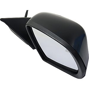 Kool Vue Passenger Side Power Heated Mirror for Jeep Cherokee 2014-2018 Manual Fold With Signal Light, Blind Spot Monitor, Memory & Puddle Lamp; Without Auto-Dimming Paintable