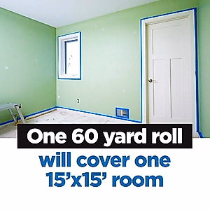 Scotch Painter's Tape Original Multi-Surface Painter's Tape, Blue, Paint Tape Protects Surfaces and Removes Easily, Multi-Surface Painting Tape for Indoor&Outdoor Use, 1.41 Inches x 60 Yards, 4 Rolls