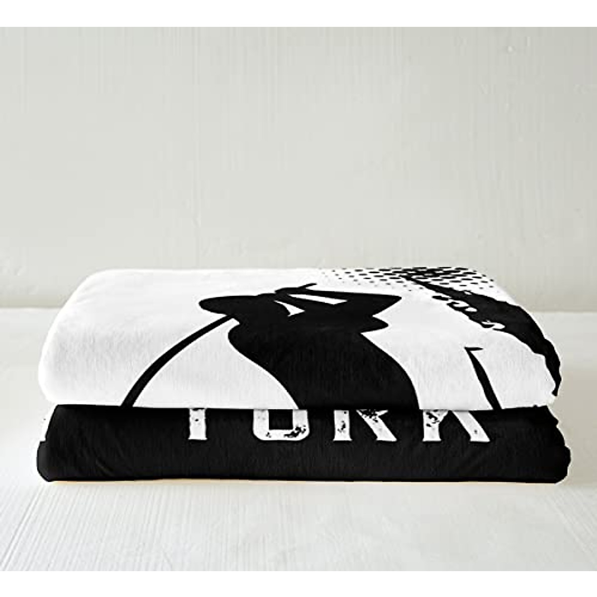 Golf Sherpa Blanket,Golf Balls Blanket Sports Game Theme Throw Blanket Twin for Chair Black White Fleece Blanket Boys Room Decorative Plush Blanket Teens Adults Bedroom Decor Caring Gift for Men