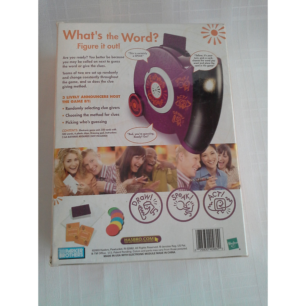 Hasbro Gaming Express Yourself Game