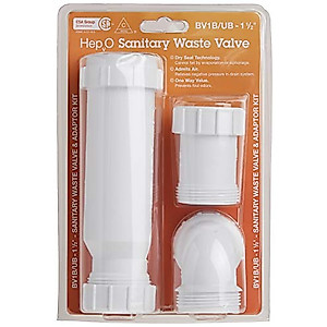 Wavin BV1B/UB HepvO Sanitary Waste Valve - 1-1/2"