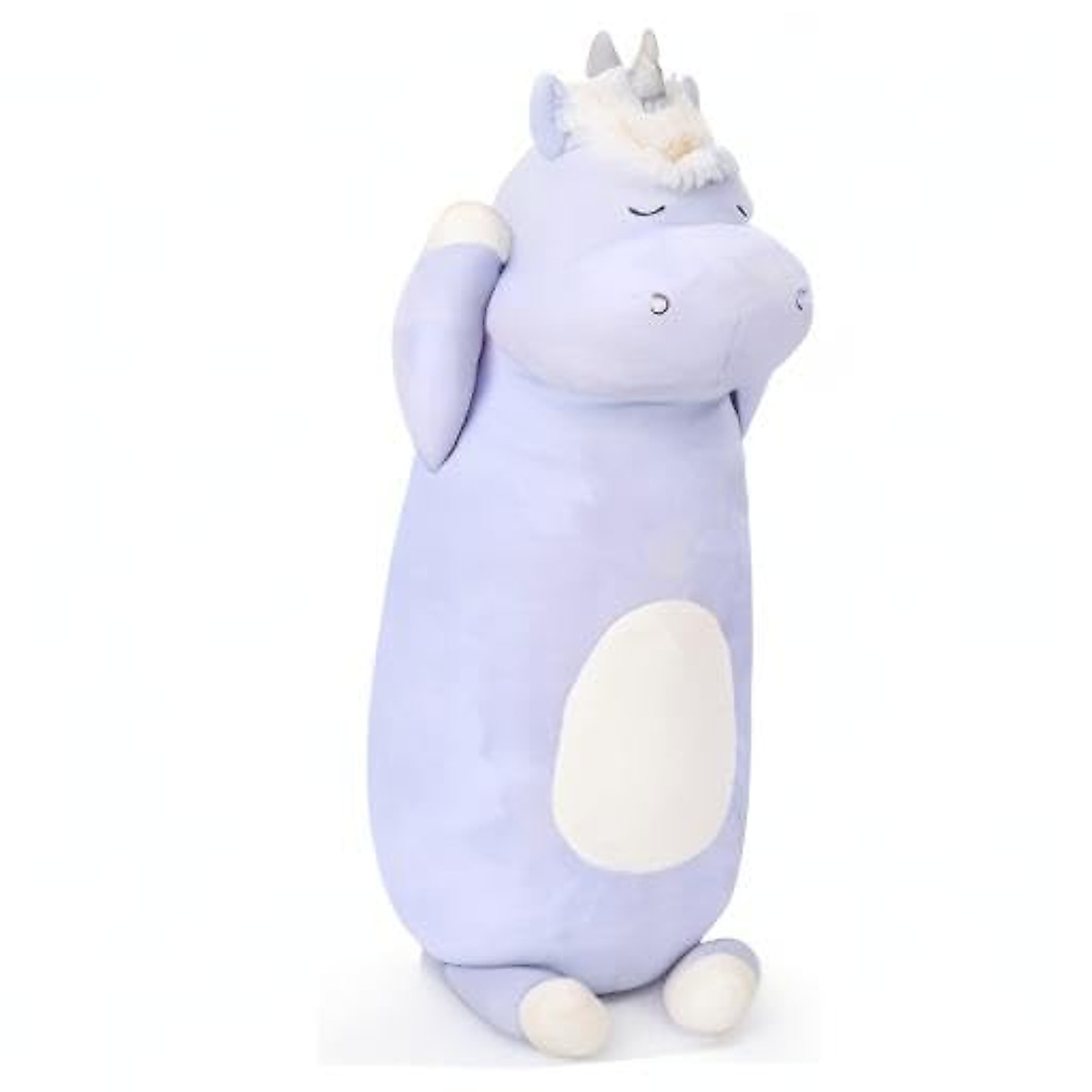 MorisMos 36.2" Unicorn Body Pillow Large Hugging Pillow Unicorn Stuffed Animal,Soft Plush Toy for Kids Girl, Animal Body Pillow for Christmas Birthday Valentine's Day, Blue