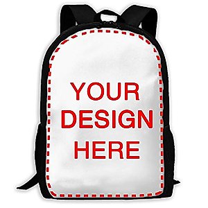 CUSDITOMSUE Custom Travel Laptop Backpack Personalized, Add Your Own Text Name Message Image Briefcase Laptop School Bag, Business Computer Backpack, Hiking Daypacks Shoulder Bag