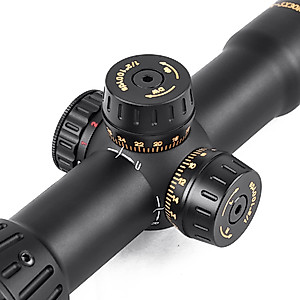FSI 1-5x30 LPVO Rifle Scope SFP Illuminated Reticle with Mount 30mm Tube (Chevron)