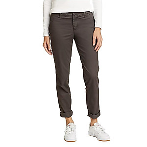 Eddie Bauer Women's Stretch Legend Wash Pants - Boyfriend, Carbon, 6