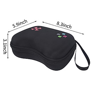 YiePhiot PS4 Controller Box for PS4 controller, PS4 Controller Storage Bag Compatible with DualShock 4 Wireless Controller, Black
