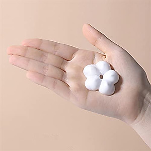 Soap Pump Dispenser 300ml Liquid Soap Dispenser Foaming Pump Flower Shape Foam Empty Bottle Plastic Clear Bottle Shower Gel Bathroom Products Bottles Dispenser (Color : Bigblue Mug)