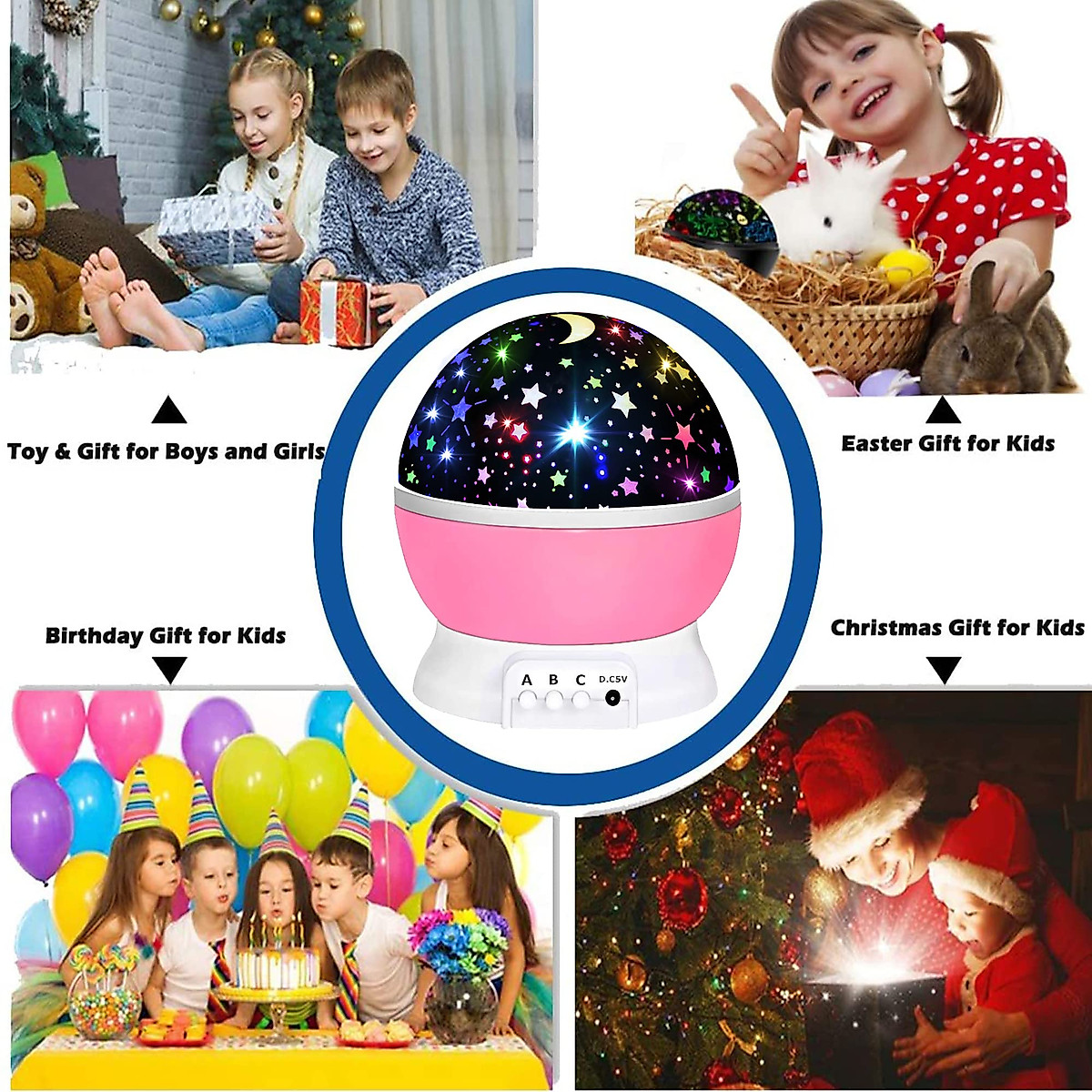 Toys for 1-10 Year Old Girls,Star Projector for Kids 2-9 Year Old Girl Gifts Toys for 3-8 Year Old Girls Christmas Gifts for 4-7 Year Old Boys Birthday Gifts Stocking Stuffers for Kids