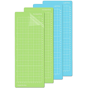 4pcs Cutting Mat for Cricut Joy 4.5x12 inch StandardGrip LightGrip Replacement Cutting mat Variety Adhesive Quilting Cutting mats for Cricut Joy Accessories