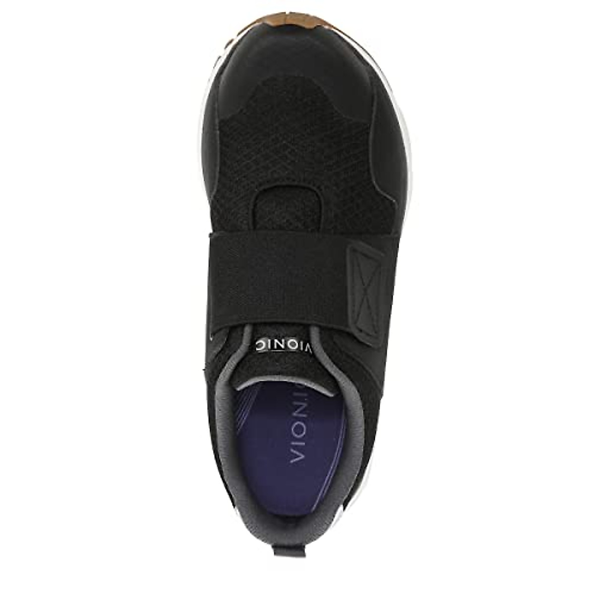 Vionic Women's Drift Dyanna Active Sneakers- Supportive Walking Shoes That Include Three-Zone Comfort with Orthotic Insole Arch Support, Medium and Wide Fit Black 7.5 Medium US