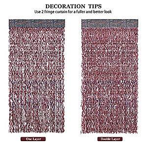 3 Pack 3.3 ft x 6.6 ft Tinsel Curtain -CYLMFC Rose Gold Birthday Backdrop Background for Wedding Graduation Engagement Party Backdrop Decor