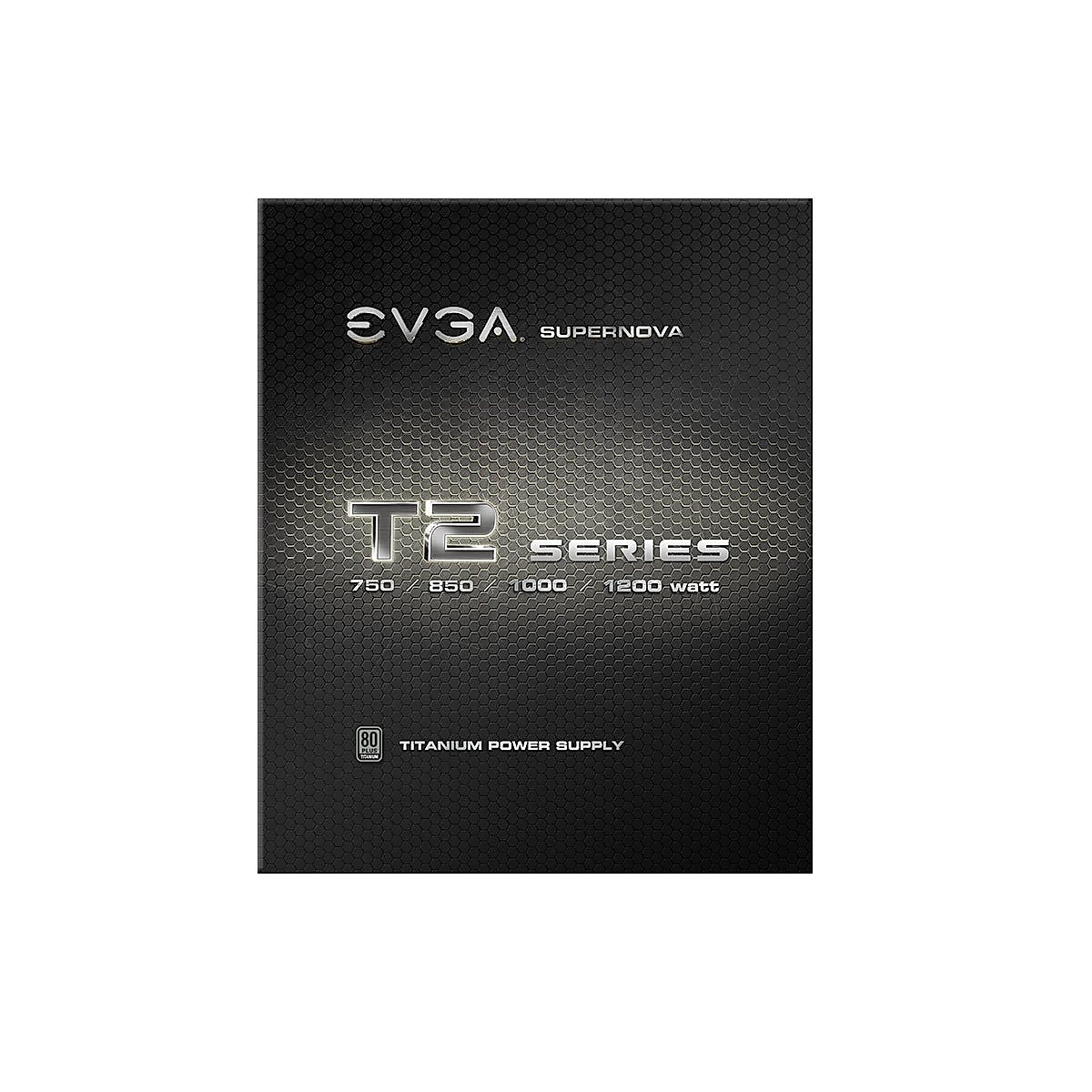 EVGA SuperNOVA 1000 T2, 80+ TITANIUM 1000W, Fully Modular, EVGA ECO Mode, 10 Year Warranty , Includes FREE Power On Self Tester, Power Supply 220-T2-1000-X1