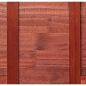 Casual Home 3-Shelf Folding Stackable Bookcase (27.5" Wide)-Mahagony