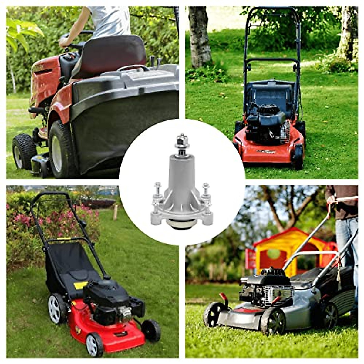 TENGMUJX Lawn Mower Spindle Assembly Fit for Husqvarna 532187282/AYP 187292 192870/ Ariens 21546238 21546299