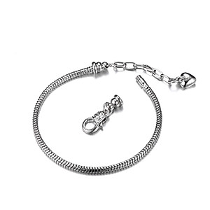 12pcs A Suit 925 Silver Plating Alloy Enamel Colored Rhinestones Tree of Life Lock Owl Heart Luck Bead Charms for Charm Bracelets Snake Bracelet Women's Charms Mother's Day Gift