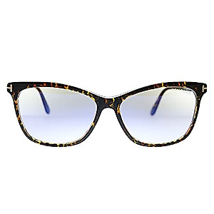 Tom Ford FT5690-B BLUE BLOCK Beige Havana 55/14/140 women Eyewear Frame