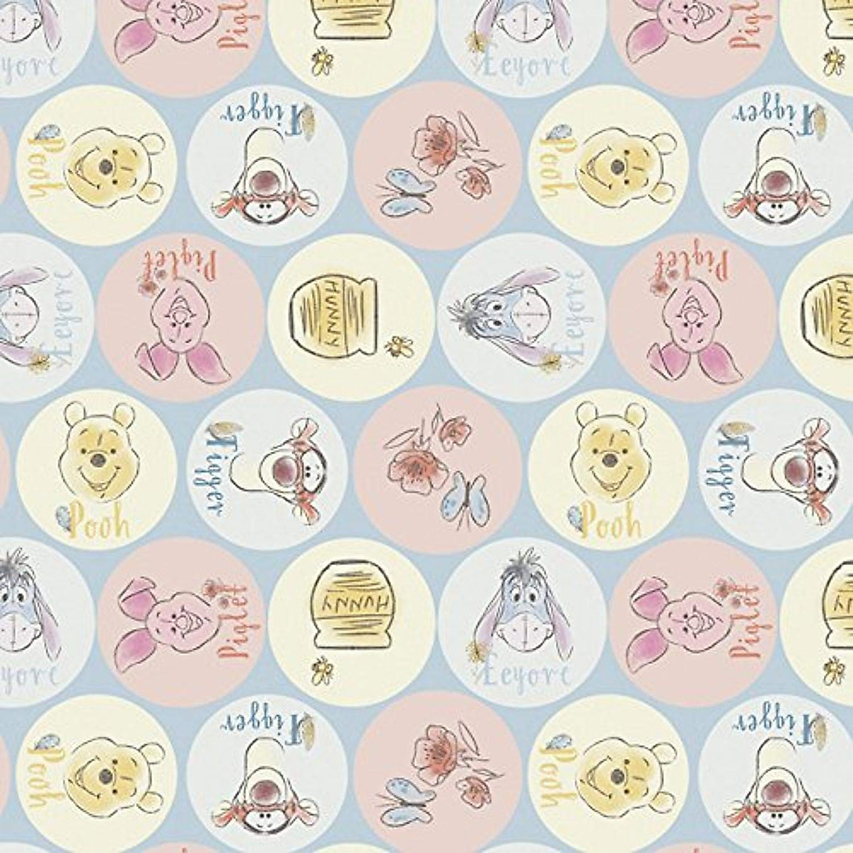 Springs Creative 59539-A620715 Disney-Pooh Everyday 43/44" 100% Cotton 15yd D/R