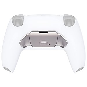 Silver Real Metal Buttons (RMB) Version K1 K2 Buttons Housing & Remap PCB Board for PS5 Controller eXtremeRate Rise Remap Kit – NOT Included The Controller & Flex Cables and Other Rise Accessories