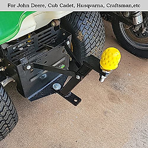 WILDESON Lawn Mower Trailer Hitch Riding Mower Garden Tractor Hitch fit for John Deere/Cub Cadet/Husqvarna/Craftsman Tow Hitch