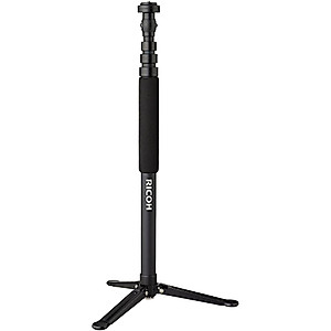 Ricoh Theta Stand TD-1 : Compact Stable and Versatile monopod Stand That is Compatible with All Theta Models. (910821) black