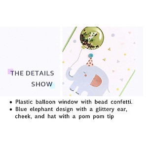 First Birthday Greeting Cards (2-PK One & Elephant)