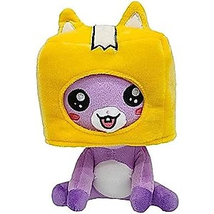 Foxy and Boxy Plush Figures Toy Removable Cute Plushie Doll Soft Stuffed Pillow Gifts for Fans